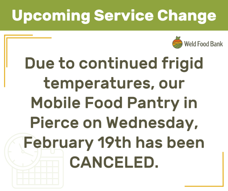 Weld Food Bank - Turning The Tables On Hunger